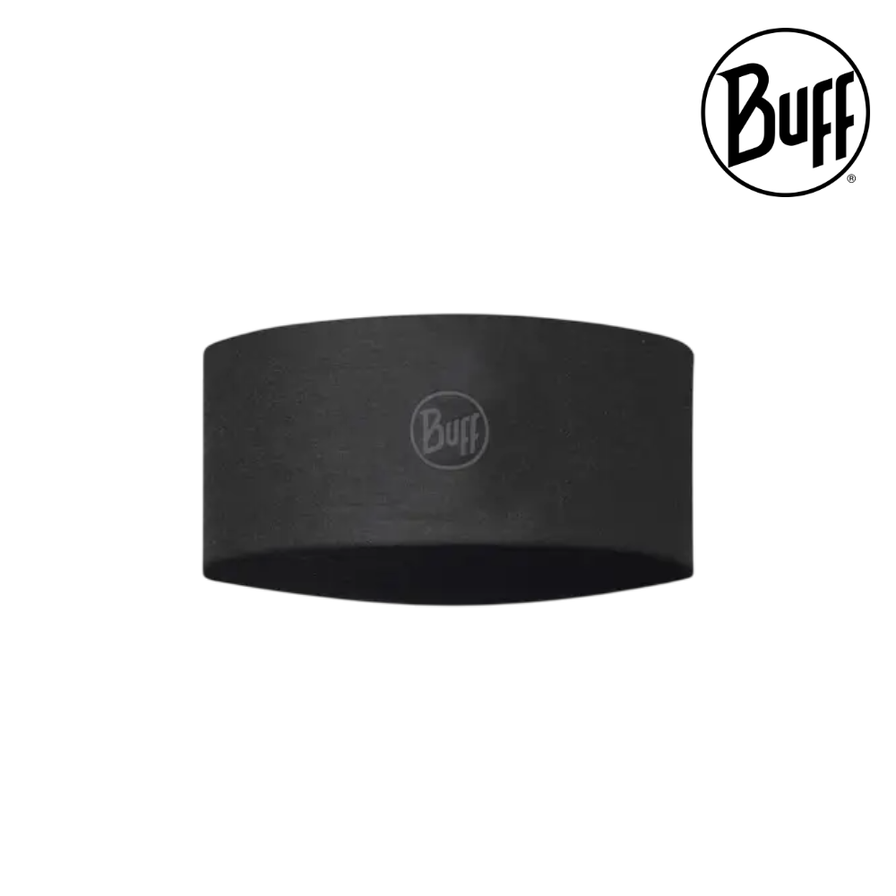 BUFF® CoolNet UV Wide Headband - Solid Black OS – Running Lab Singapore