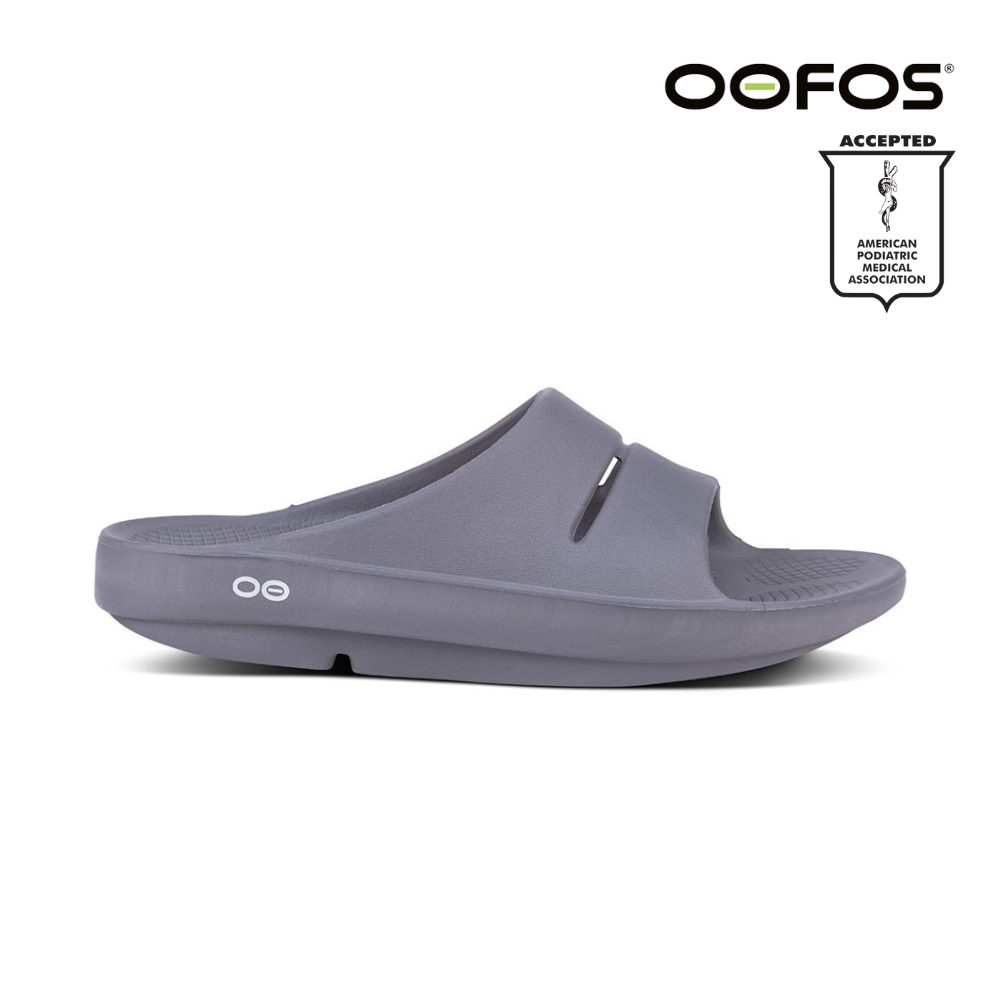 OOFOS Unisex OOahh - Slate – Running Lab Singapore