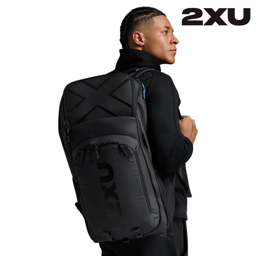 2XU Unisex Transition Backpack - Black / Aloha – Running Lab Singapore