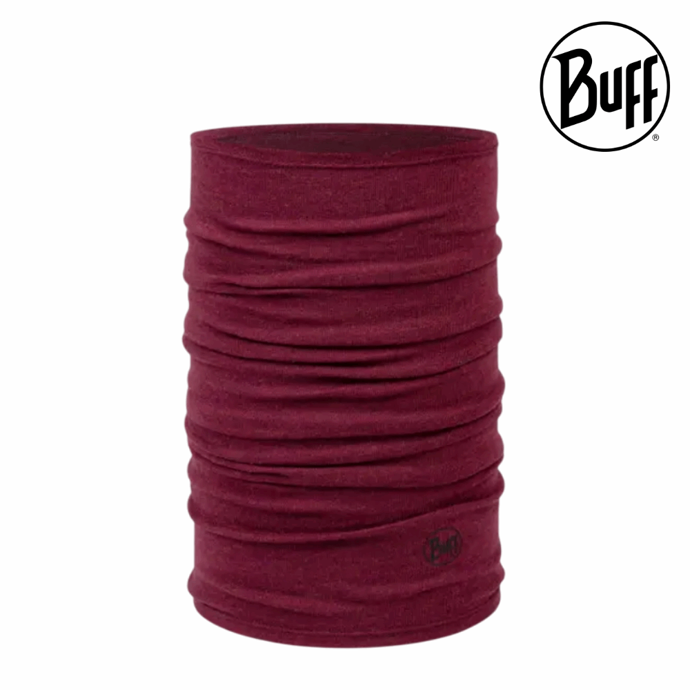 BUFF® Merino Midweight Neckwear - Melange Tibetan Red – Running Lab ...