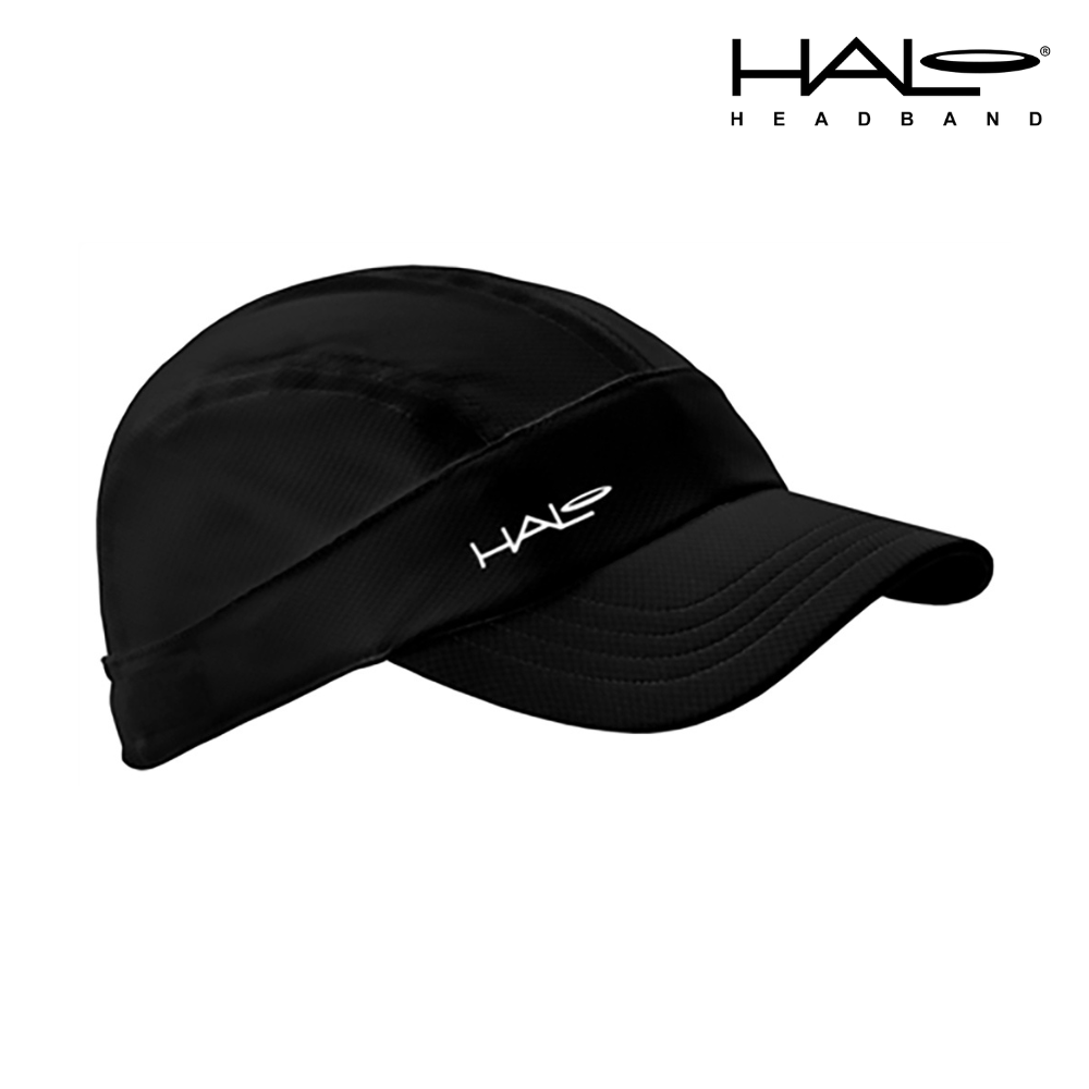 Halo Sport Hat - Black – Running Lab Singapore